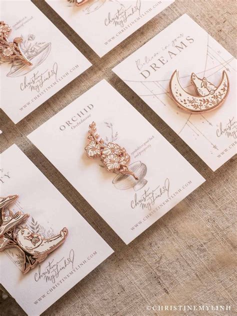 Cherry Blossom Enamel Pin — Christine My Linh