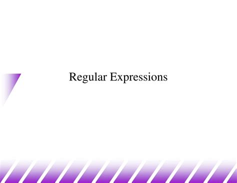 Ppt Mastering Regular Expressions Techniques And Examples Powerpoint