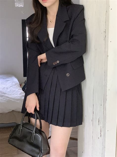 꼰미고 [셋업가능] 모넷 카라 자켓 3color 위시버킷