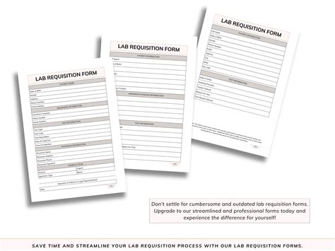 Lab Requisition Forms 7 Editable Canva Templates And Printable PDF For Healthcare