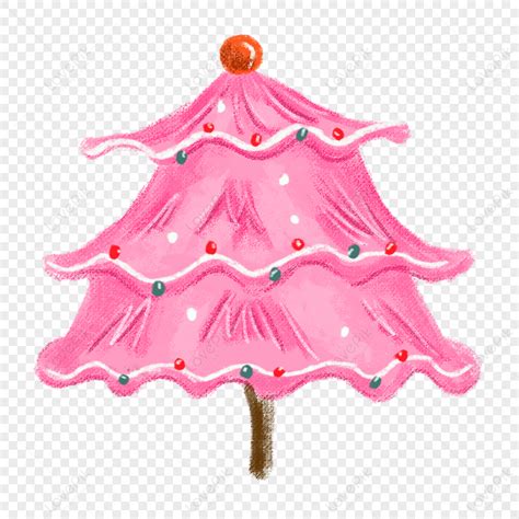핑크 일러스트 우산 모양의 크리스마스 트리겨울고삐 Png 일러스트 무료 다운로드 Lovepik