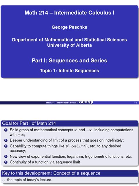 01 Sequences Pdf Sequence Mathematics