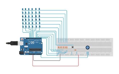 Circuit Design Double Helix Joystic Tinkercad