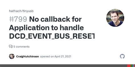 No Callback For Application To Handle Dcdeventbusreset · Issue 799