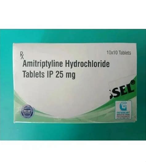 Amitriptyline Hydrochloride Tablets 25 Mg At ₹ 60 Stripe In Nagpur Id 2852328075162