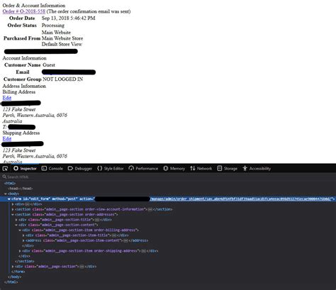 Magento2 Ship Button In Order Area Loading Broken Page Magento 227