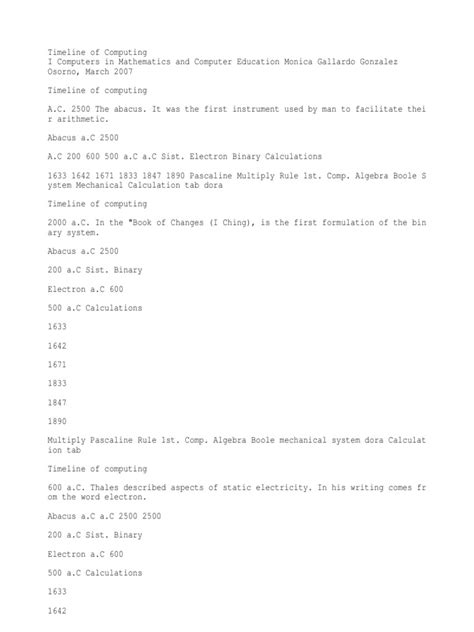 Pdf Timeline Of Computing Dokumentips