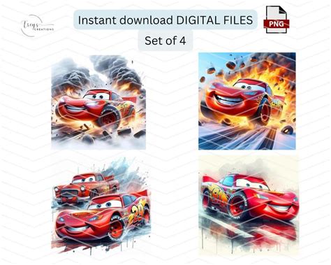 Cars Theme Png Clipart Photos Digital Download Digital Painting