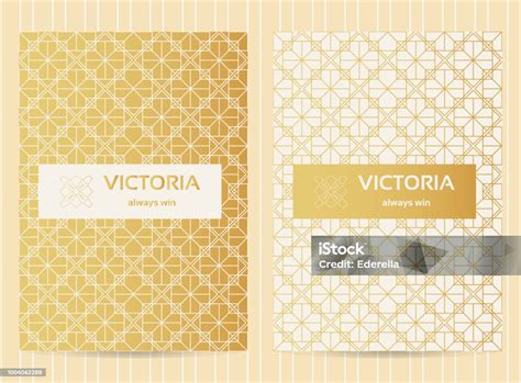5 X 7 인치 크기 카드 황금 색상 벡터는 고급 레스토랑 메뉴 전단 인사말 카드 브로셔 책 표지 및 다른 훈장에 대 한 서식 파일이 기하학적 배경입니다 0명에 대한 스톡