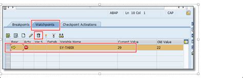 abap watchpoint 사용법 sap space