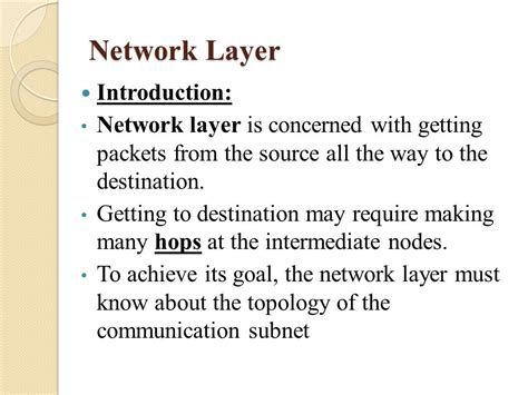 Network Layer Introduction Ppt Download