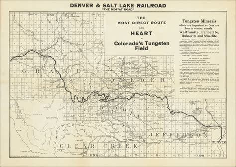 The Denver Road Railroad Map