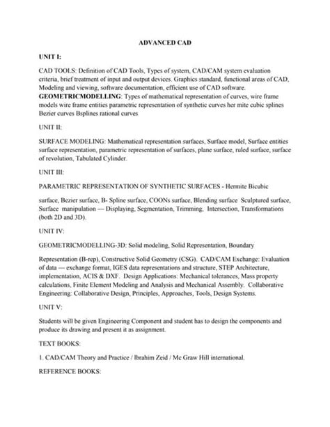 Advanced Cad Doc 3 D Graphics Computer Software And Applications