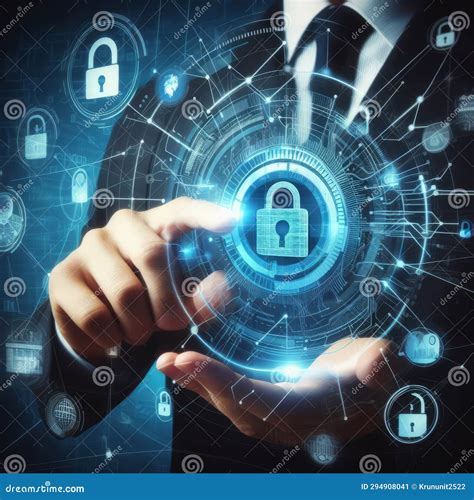 Network Security System Computer Network Internet Safety Stock Illustration Illustration Of