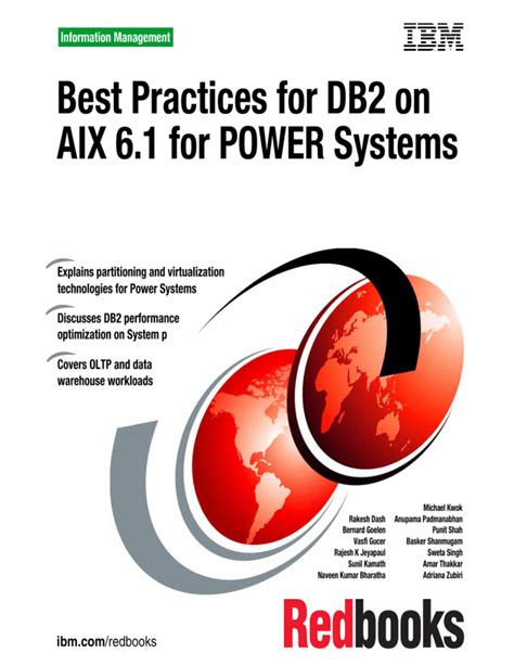 Best Practices For Db2 On Aix 61 For Power Systems Front Cover