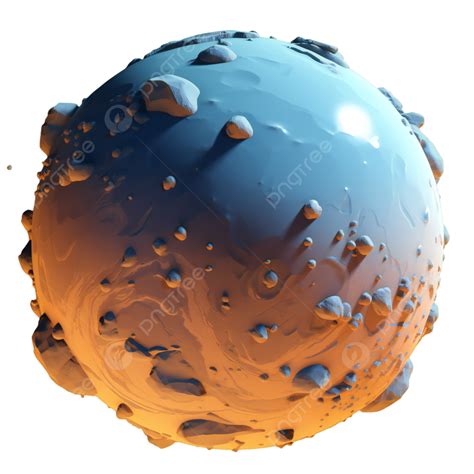 colorful three dimensional 3d model outer space planet game style