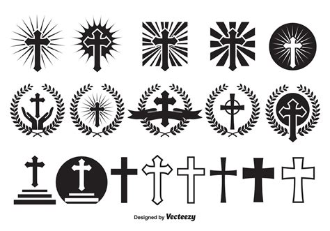 Vector Crosses 83239 Vector Art At Vecteezy
