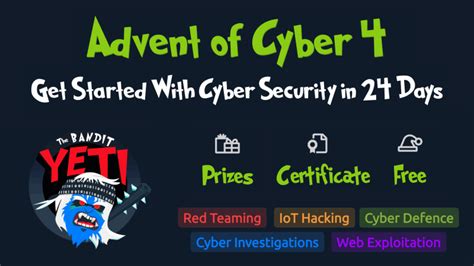 Portswigger On Linkedin Advent Of Cyber Get Started With Cyber Security In 24 Days