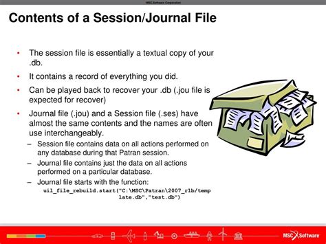 ppt taking advantage of patran session journal files powerpoint