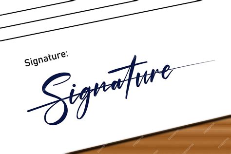 premium vector editable elegant signature template for professional use