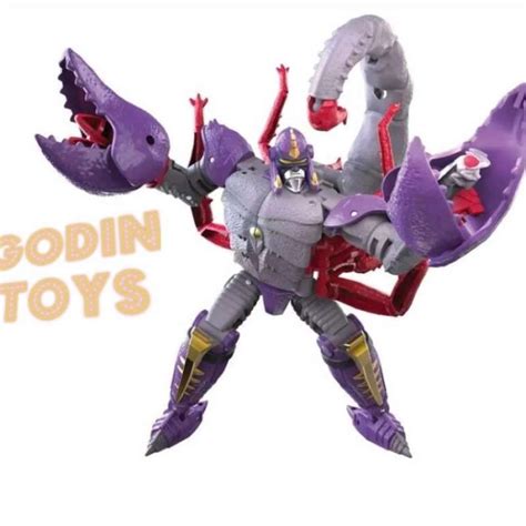 Promo Transformers Predacon Scorponok War Kingdom Cybertron Hasbro