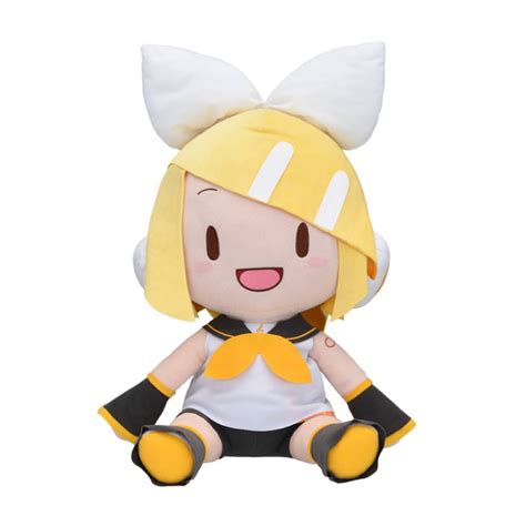 Plush Kagamine Rin Fluffy Petite Dodeka Jumbo Vocaloid Meccha Japan