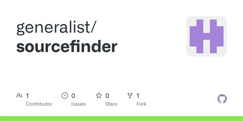 Github Generalistsourcefinder