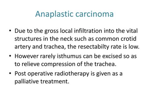 Treatment Thyroid Malignancy Ppt