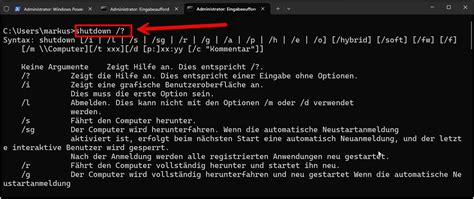 Shutdown In Cmd So Fährst Du Windows Herunterfahren