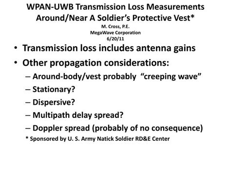 Ppt Transmission Loss Includes Antenna Gains Other Propagation
