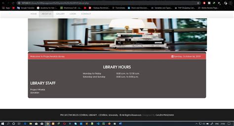 library management system in php projectworlds store