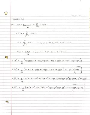Phy4604 Hw 2 Homework With Answer Key From Prof Zhu S Class Problem 2 Prove The Following