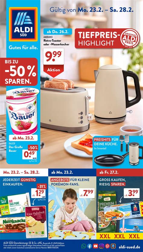 Angebote Im Aldi Süd Prospekt Entdecken