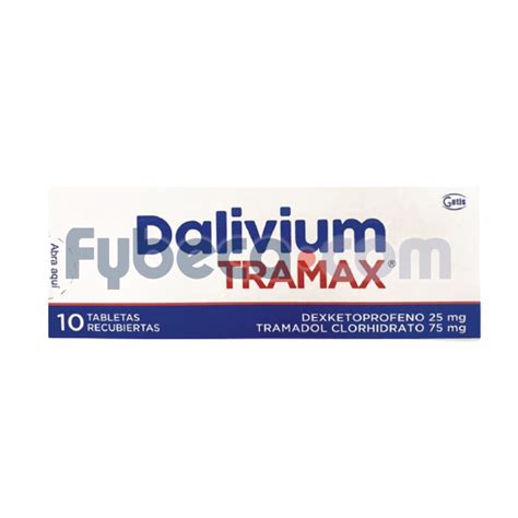 Dalivium Tramax 25mg 75mg 10 Tableta