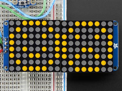 16×8 12″ Led Matrix Backpack Ultra Bright Round Orange Leds