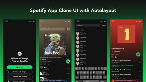 Spotify Ui Design With Autolayout Figma