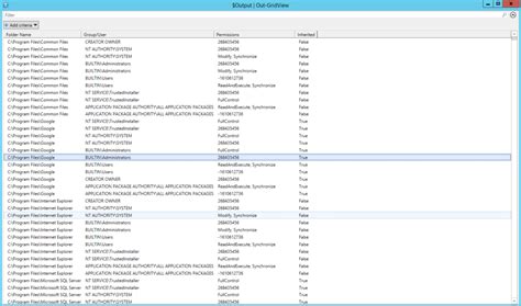 Enumerating Windows File And Directory Permissions Petermorin