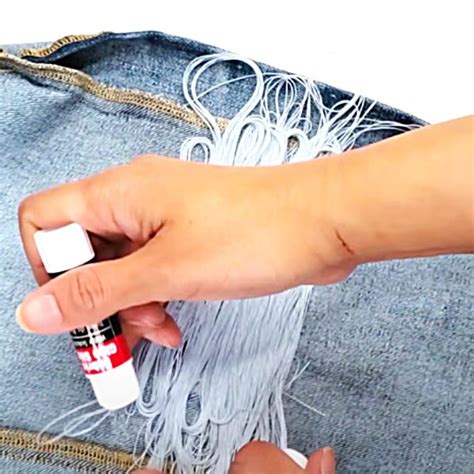 Thread Technique Decorative Jean Patch Embroidered Jeans Diy Denim