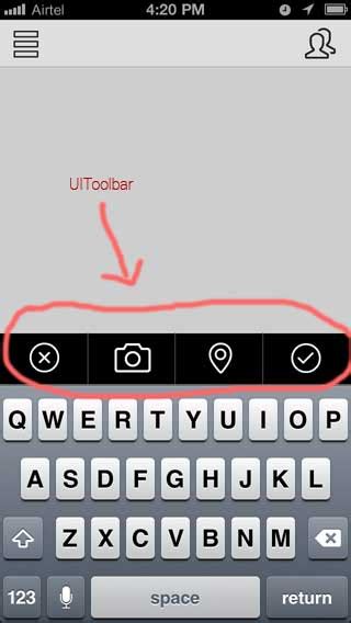 Ios Iphone Dismiss Keyboard So That Uitoolbar Remains Stack Overflow
