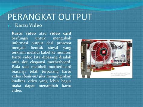 Ppt Perangkat Input Dan Output Komputer Powerpoint Presentation Free