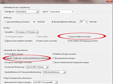The Acrobat Default Settings