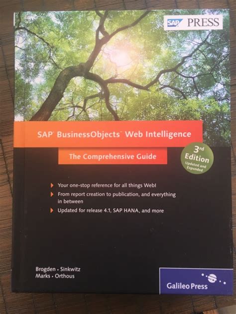 Sap Businessobjects Web Intelligence The Comprehensive Guide By Jim 9781493210572 Ebay