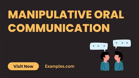 29 Manipulative Oral Communication Examples
