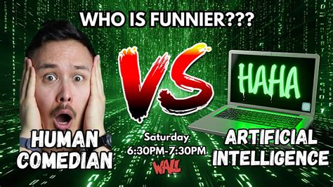 Human Vs Ai Artificial Intelligence English Stand Up Comedy Show The Wall Comedy Club