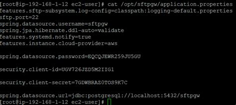 API Documentation SFTP Gateway Support