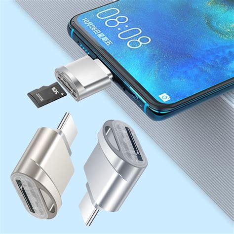 baru 3 1 usb tipe c ke micro sd adaptor tf otg cardreader pembaca kartu