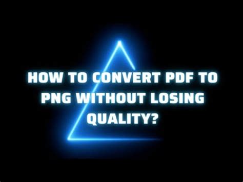 How To Convert PDF To PNG Without Losing Quality YouTube