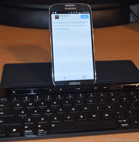 Microsoft Universal Mobile Keyboard Hands On WindowsObserver Com