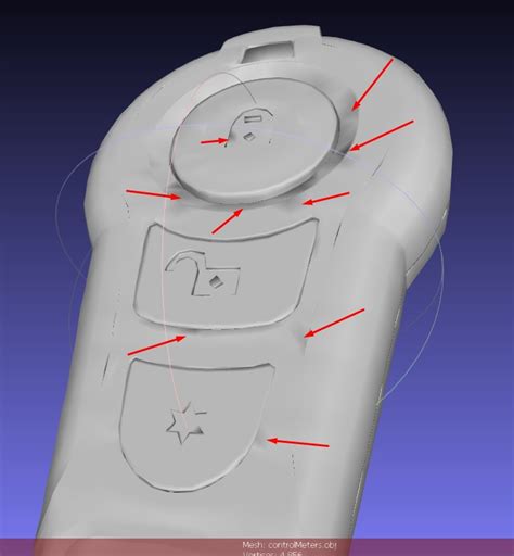 scaling a model in centimeters to fit in meter causing a strange
