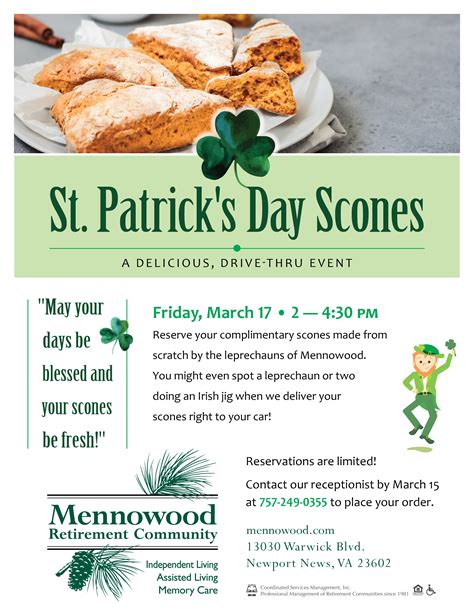 St Patricks Day Scones